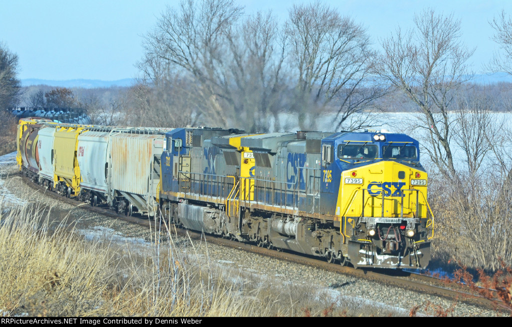 CSX 7395, CP's River Sub.